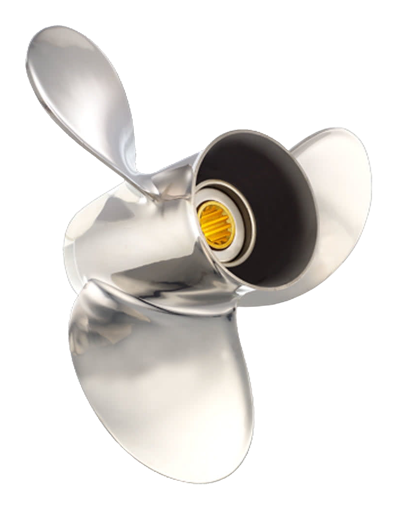 SOLAS Saturn Stainless Steel 3-Blade Propeller for Mercury | Cabela's